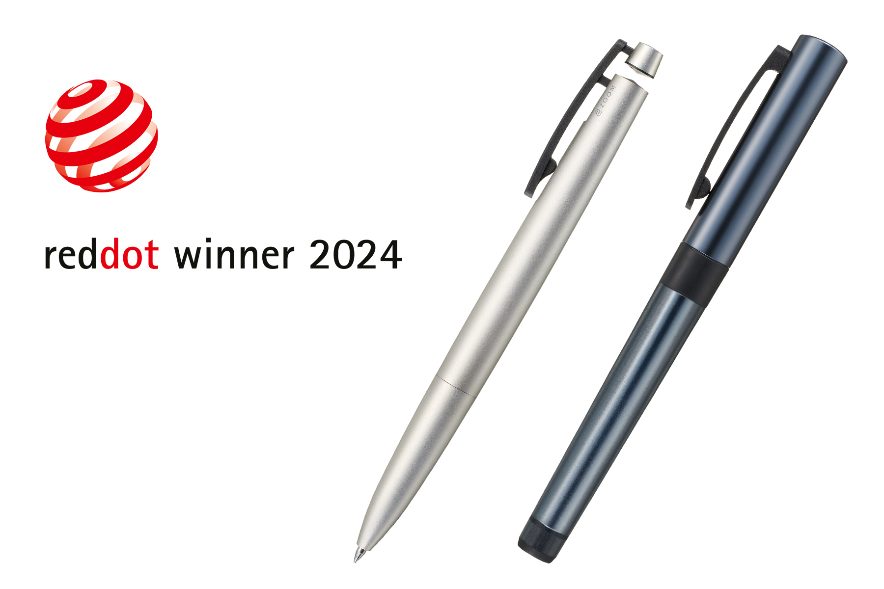 ZOOM, a contemporary design pen from Japan, won reddot design award ...