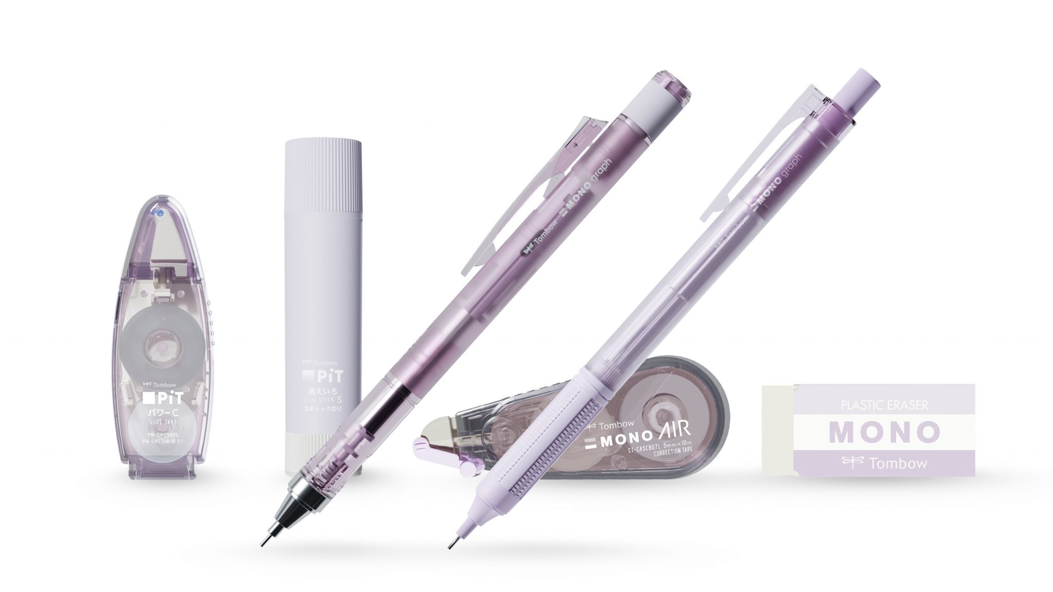 “さわやか かわいい” MONO＆PiT パステルグラスカラー 6アイテム限定発売 | 株式会社トンボ鉛筆